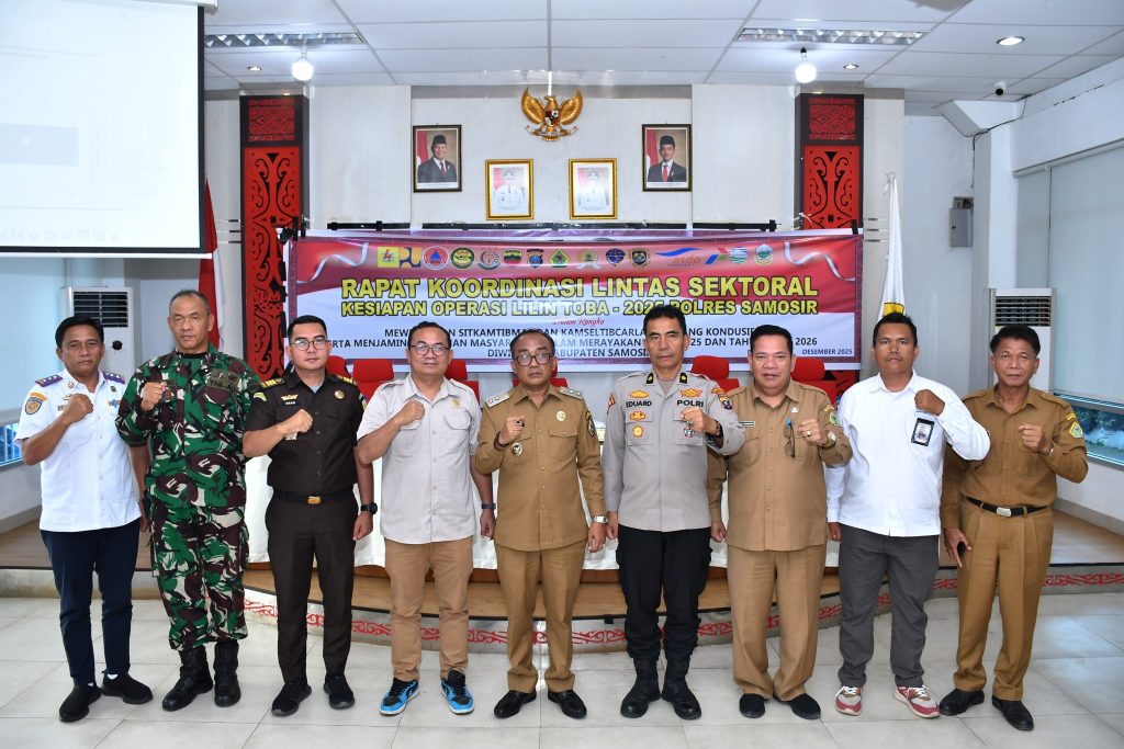 Pemkab Samosir perkuat koordinasi TPID jelang Natal 2025 dan Tahun Baru ...